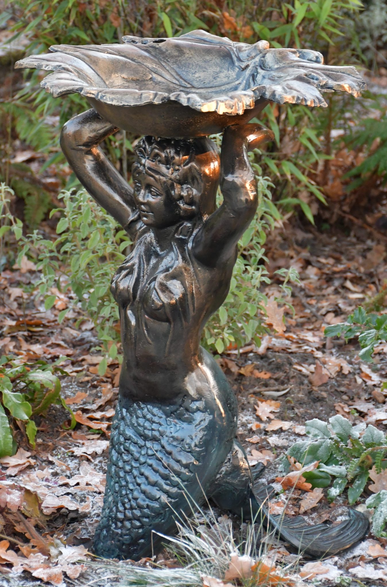 Mermaid Bird Bath - Garden Wonders UK