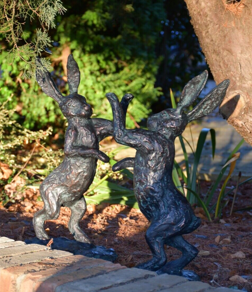 Boxing Hares - Garden Wonders UK
